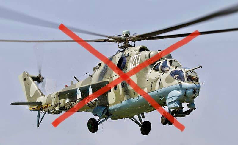 AFU destroy Russian Mi-24 helicopter, Lancet drone – General Staff. Espreso