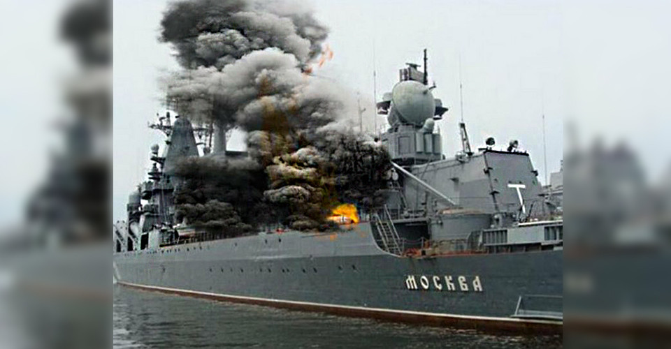 Two missiles are not enough to sink Moskva cruiser, but now it's at ...