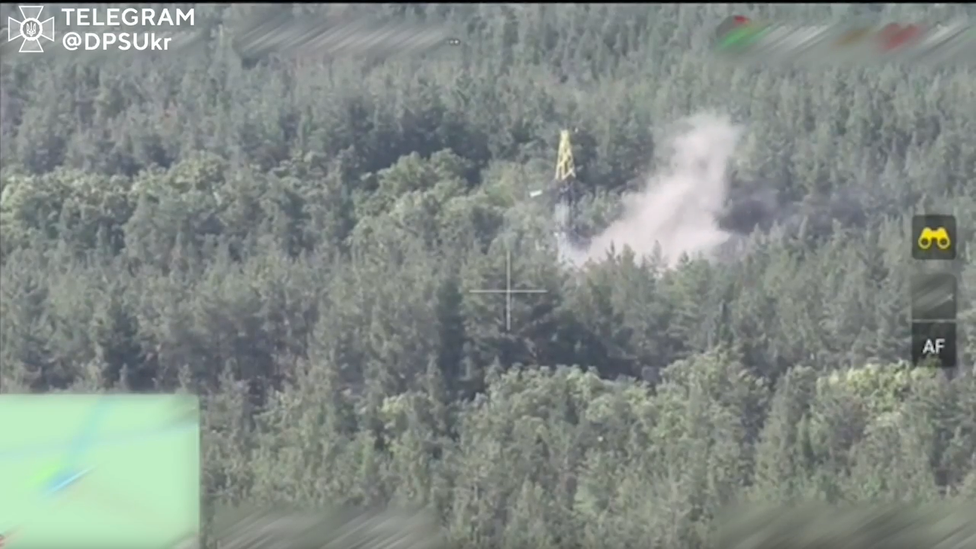 Ukrainian soldiers destroy Russian army radio electronic tower near ...