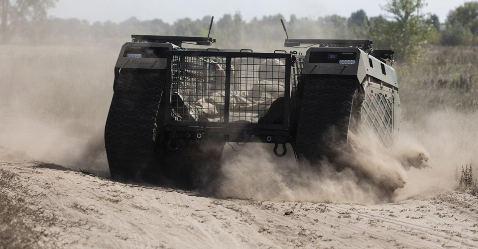 Estonian THeMIS unmanned armored personnel carriers arrive in Ukraine ...