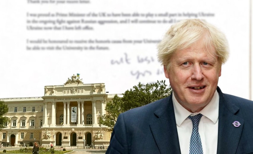 Boris Johnson receives honorary title from Ivan Franko Lviv National ...