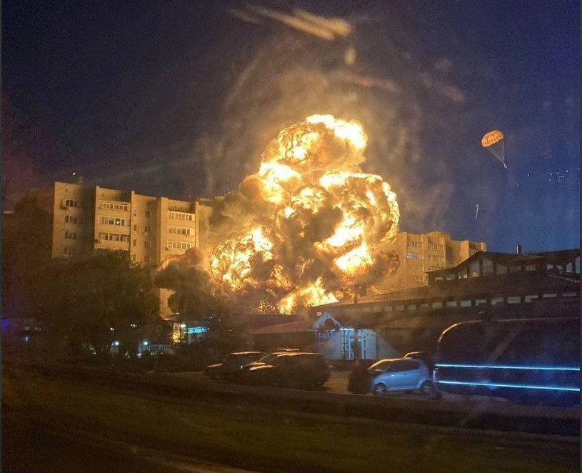 Russia says fighter jet fell in Yeysk due to birds getting into the ...