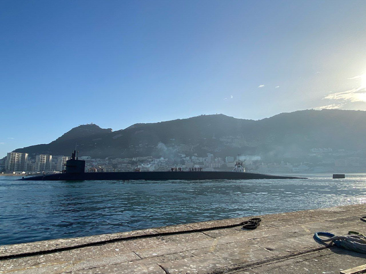US Navy’s largest nuclear submarine enters Mediterranean Sea. Espreso