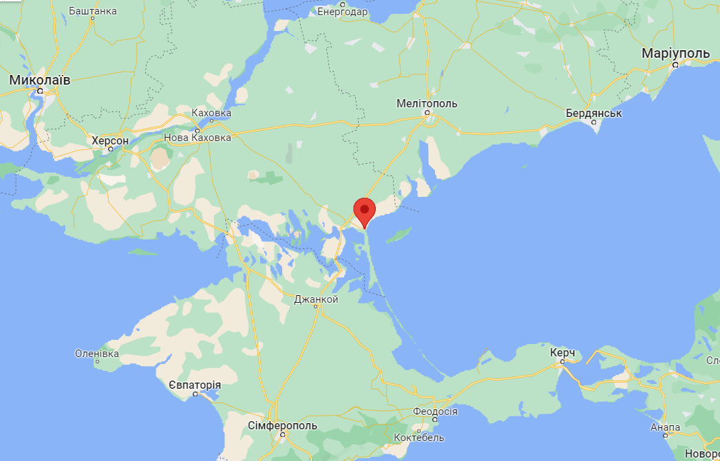 Ukrainian forces strike at Russian Guard's base in occupied Henichesk ...