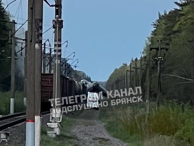 Locomotive, 20 cars of freight train derailed in Bryansk region due to ...