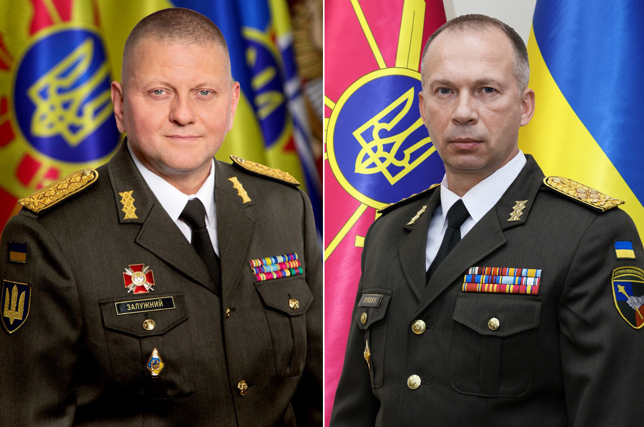 Russia puts Ukrainian top military commanders Zaluzhnyi and Syryskyi on ...