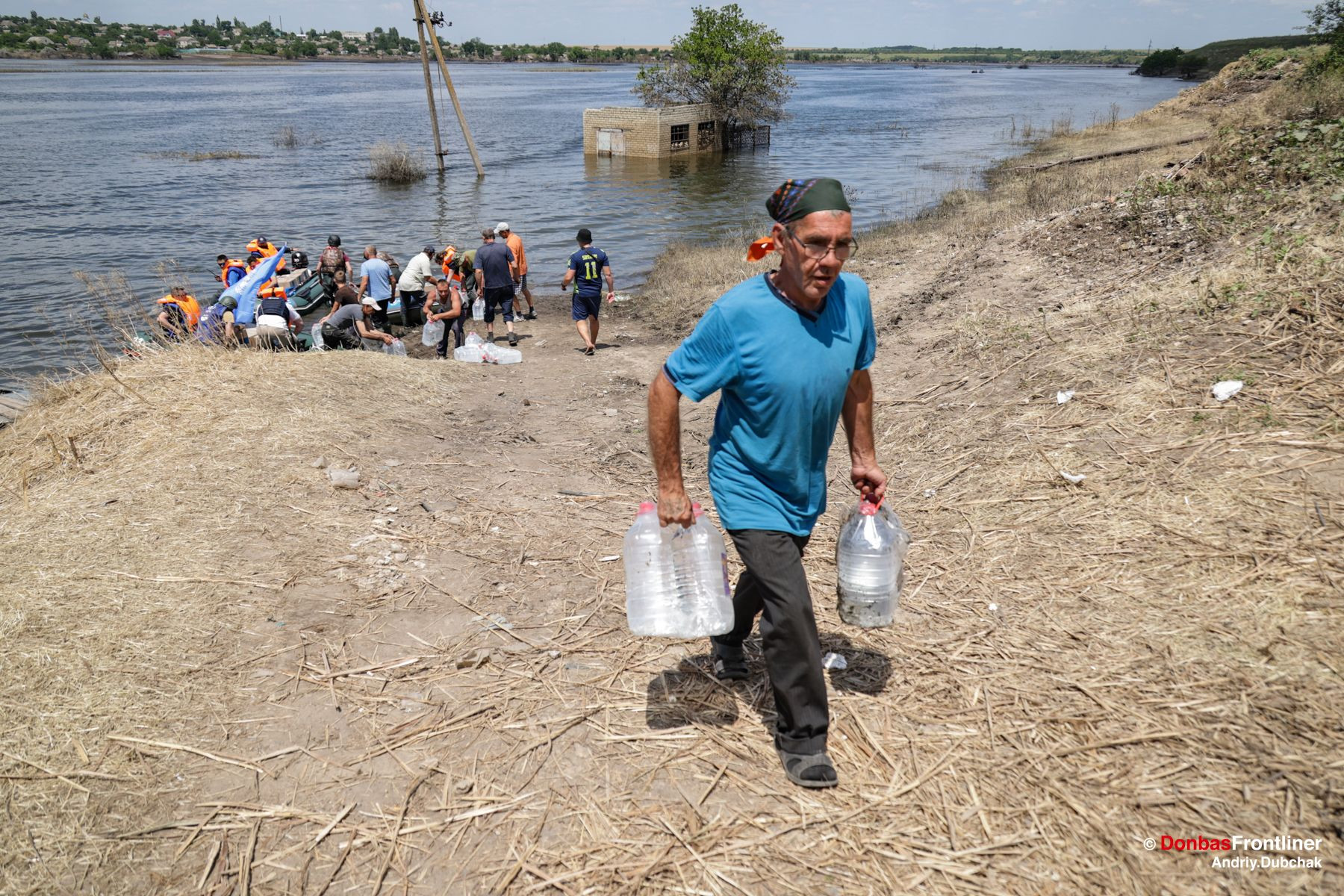 Villages on banks of Inhulets River count losses, damages from flooding ...