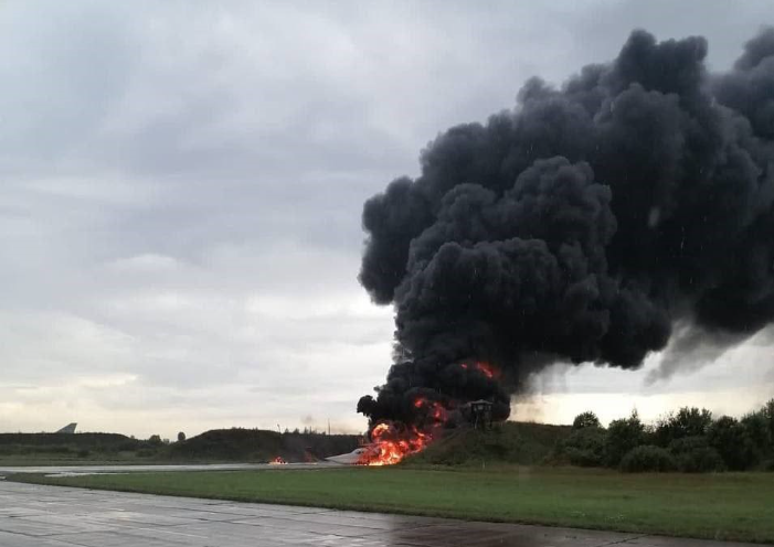 drone attack on Soltsy airfield may be carried out from Russian territory