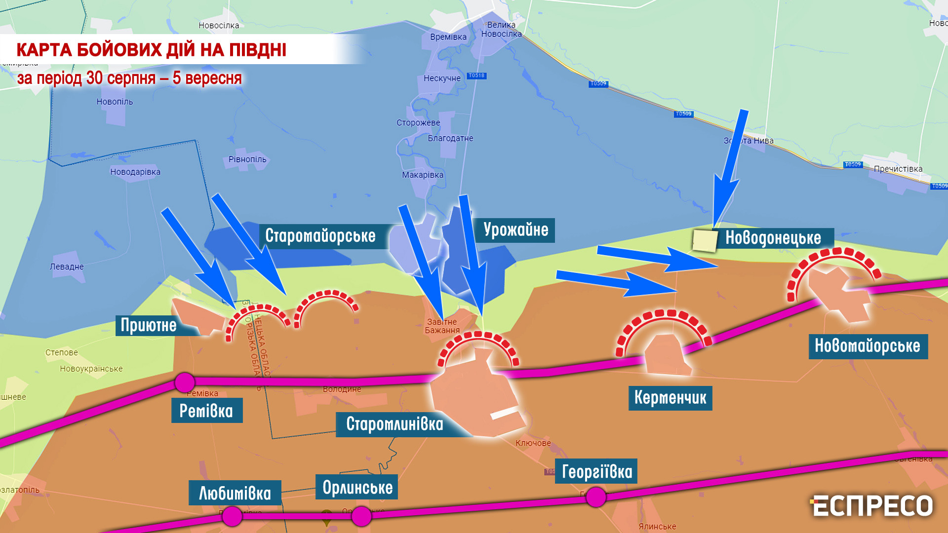 Ukrainian army has passed major minefields in south . Espreso