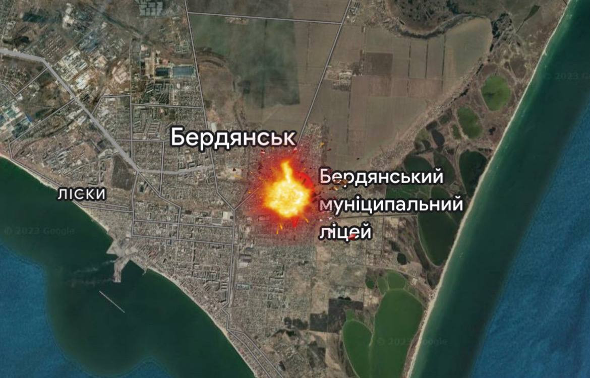 Car carrying 4 FSB agents destroyed by explosion in Berdyansk