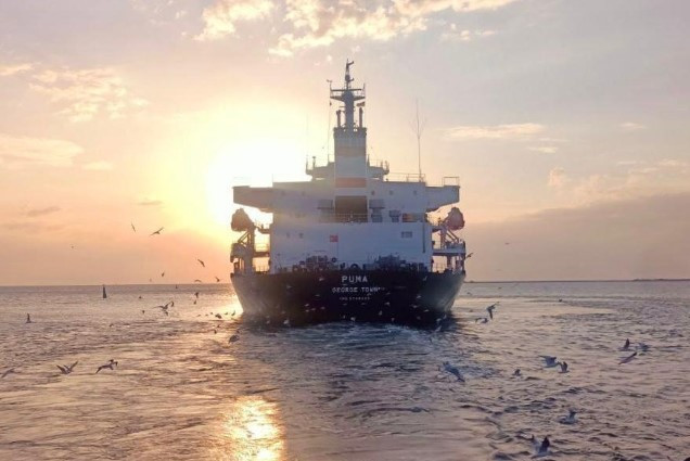 Fifth ship leaves Ukrainian port via temporary corridor