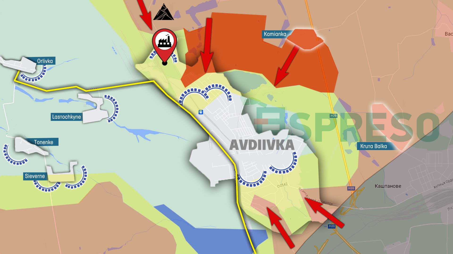 Russia aims to destroy Ukrainian defenses in Avdiivka to breach inside