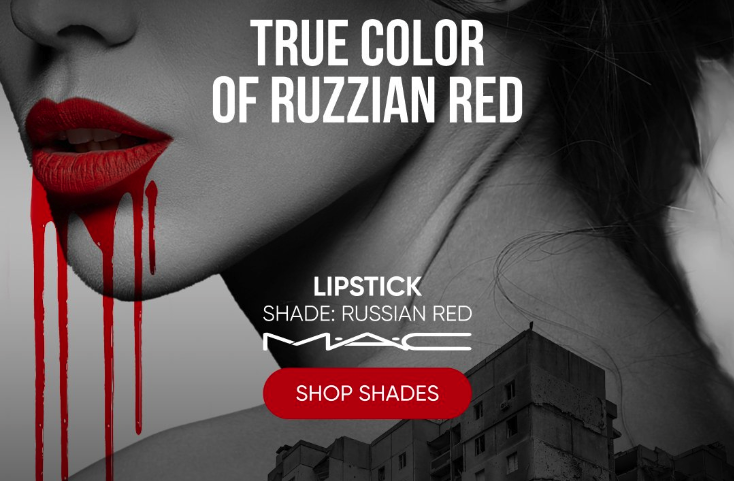 Ukraine calls on MAC to change name of Russian Red lipstick shade