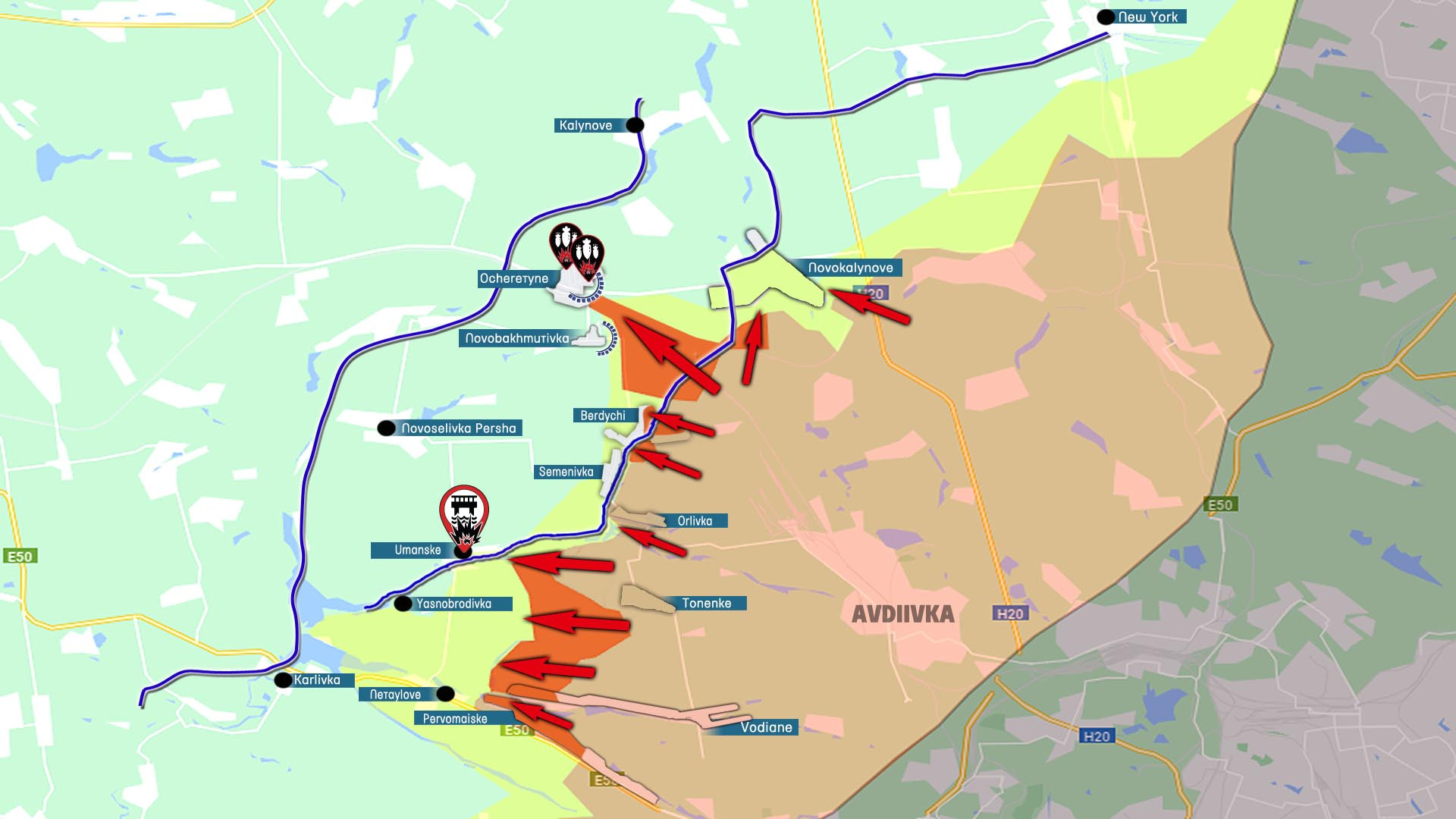 Russia's war against Ukraine: Fighting persists in Ocheretyne district