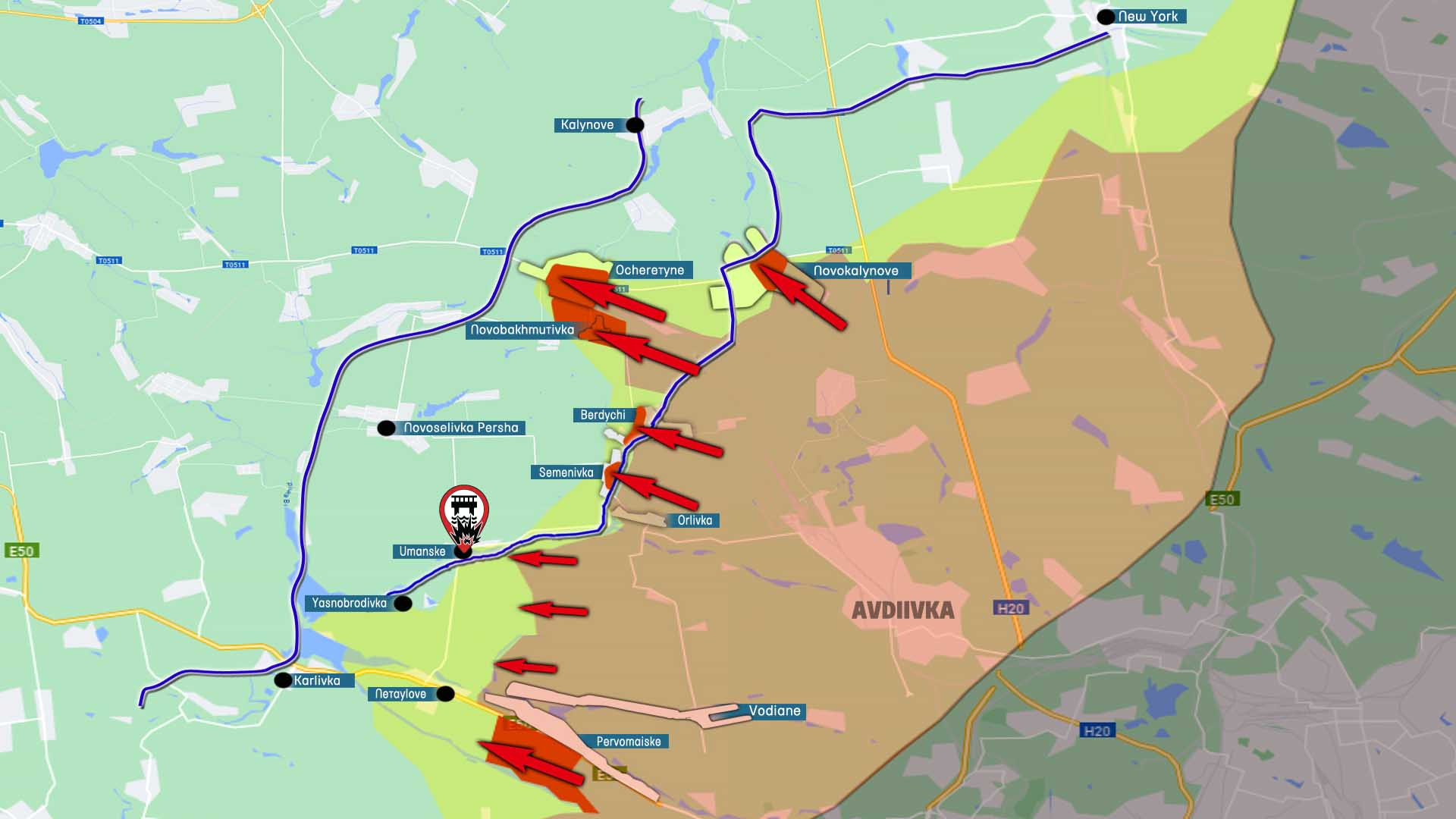 Most difficult situation is on frontline between Avdiivka and Pokrovsk