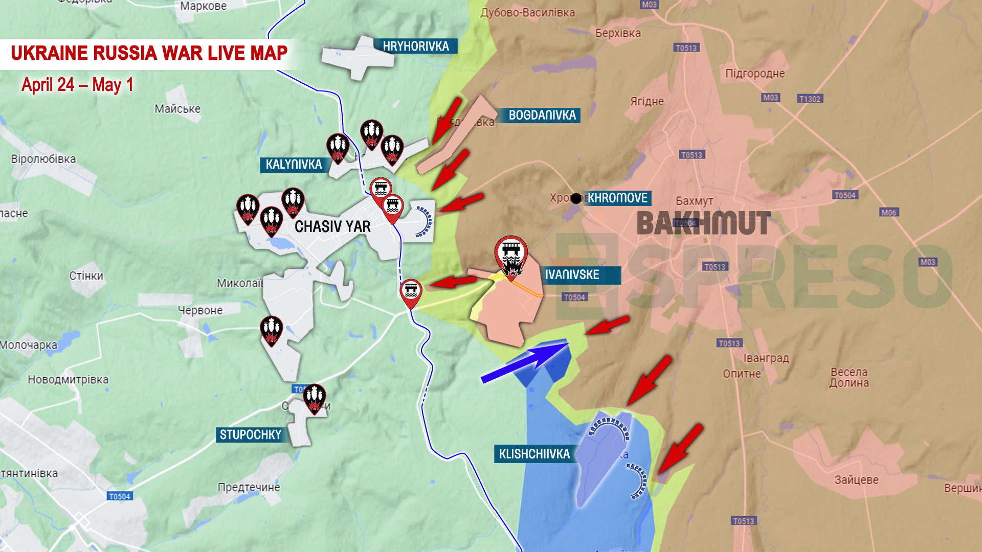 Russia's war against Ukraine: serviceman on Chasiv Yar canal bridge ...