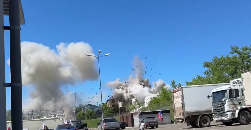 Russians celebrating 10 years of DPR were hit in occupied Donetsk