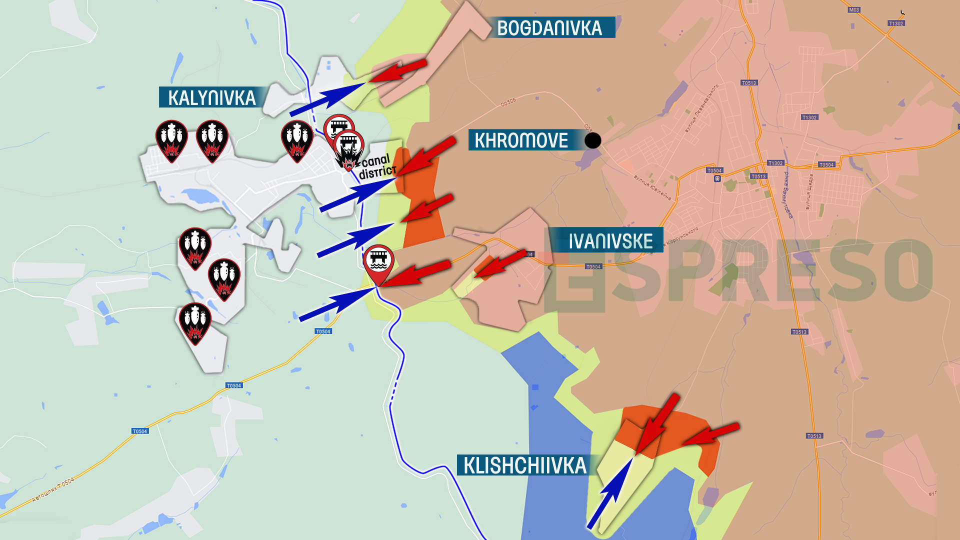 Russians increase artillery and mortar attacks near Chasiv Yar Russians increase artillery and mortar attacks near Chasiv Yar