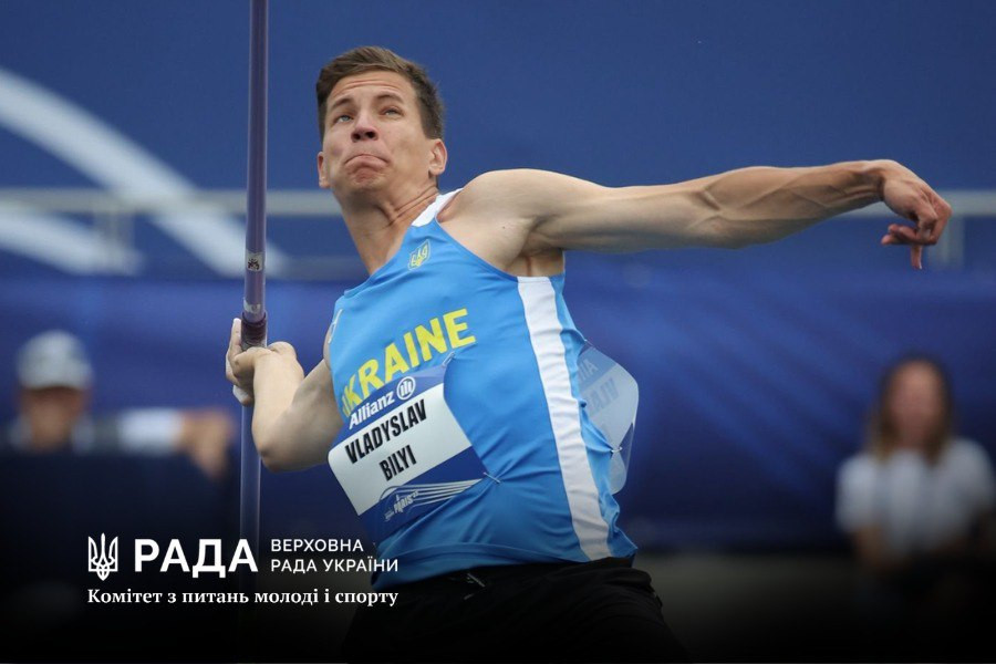 Ukrainian athlete Vladyslav Bilyi wins silver in javelin at 2024 ...