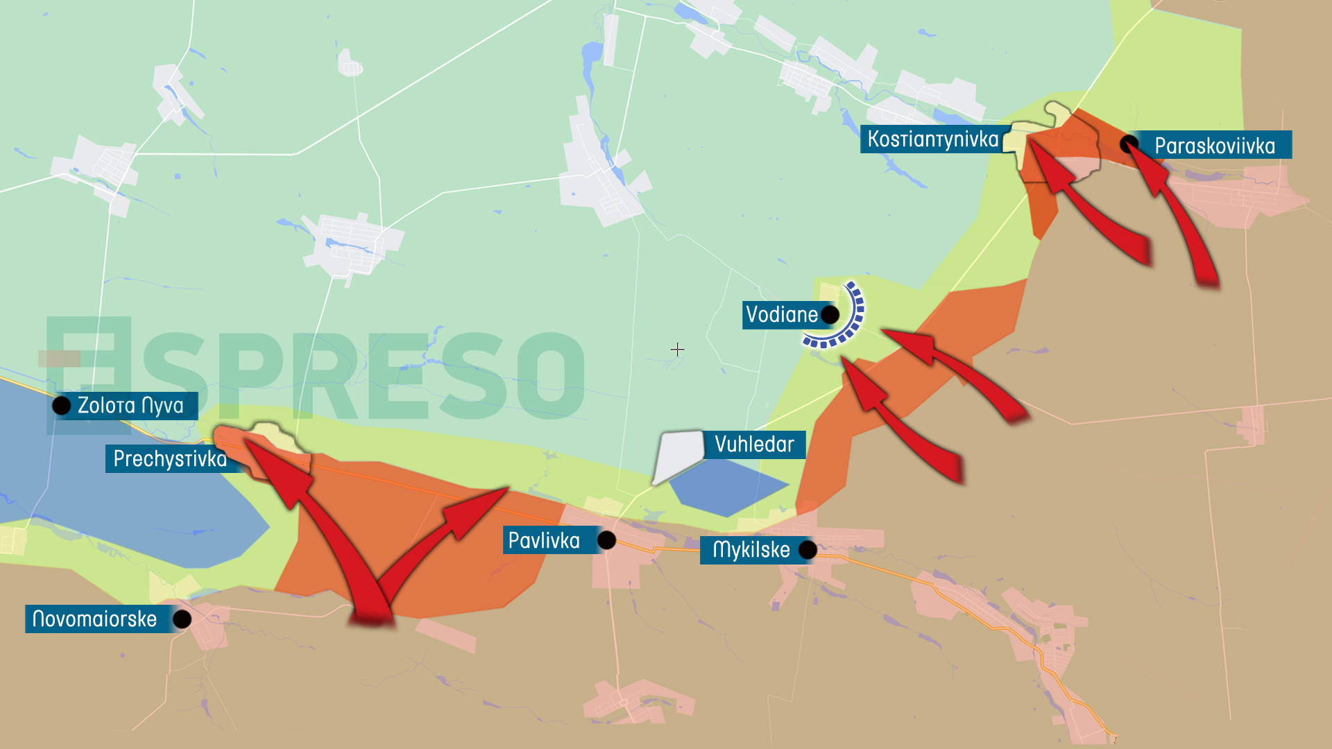 War live map in Ukraine for 4 September front map Russia - Ukraine war