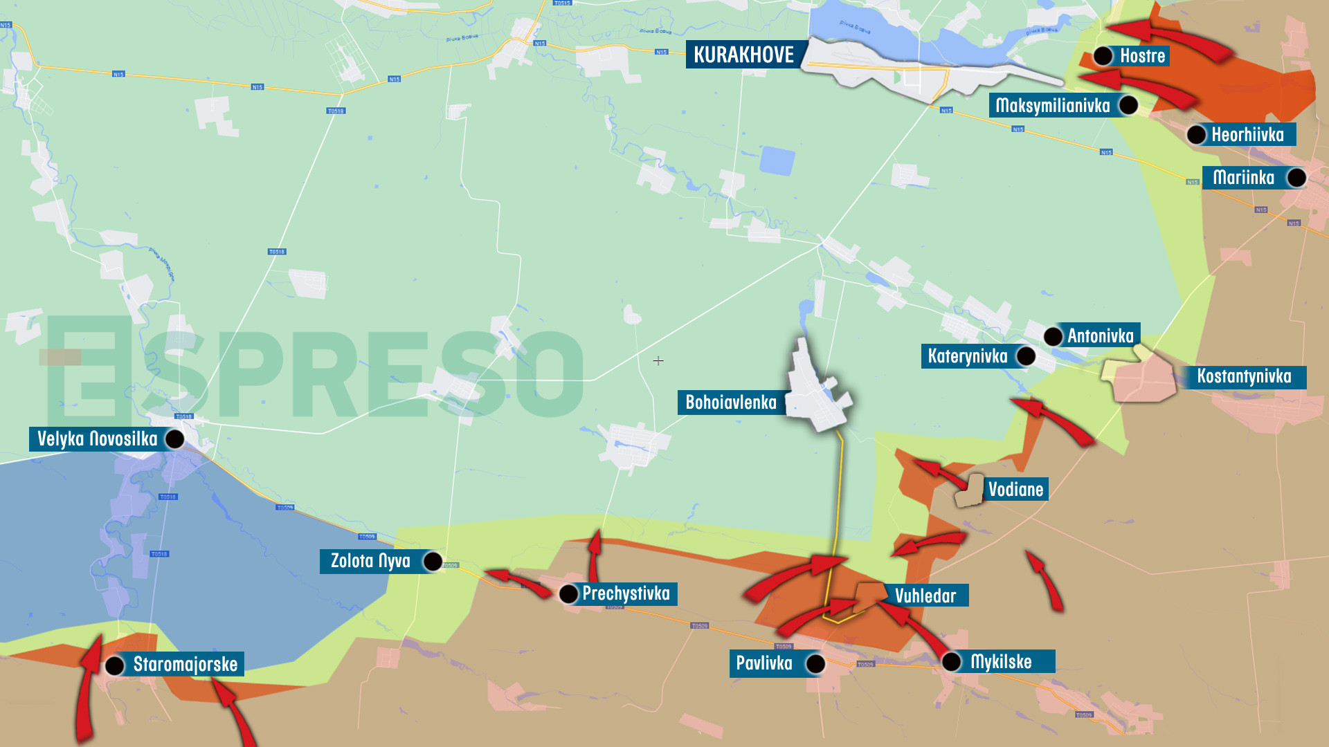 War live map in Ukraine for 2 October front map Russia - Ukraine war