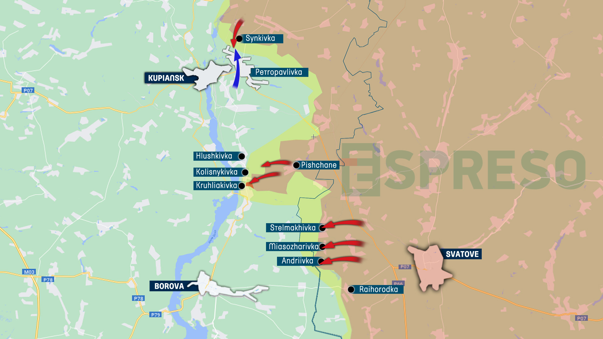 Too soon to claim Russian forces have crossed Oskil River, Ukraine says