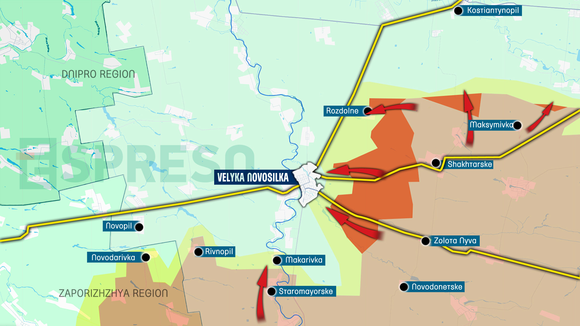 War live map in Ukraine for 27 November front map Russia - Ukraine war