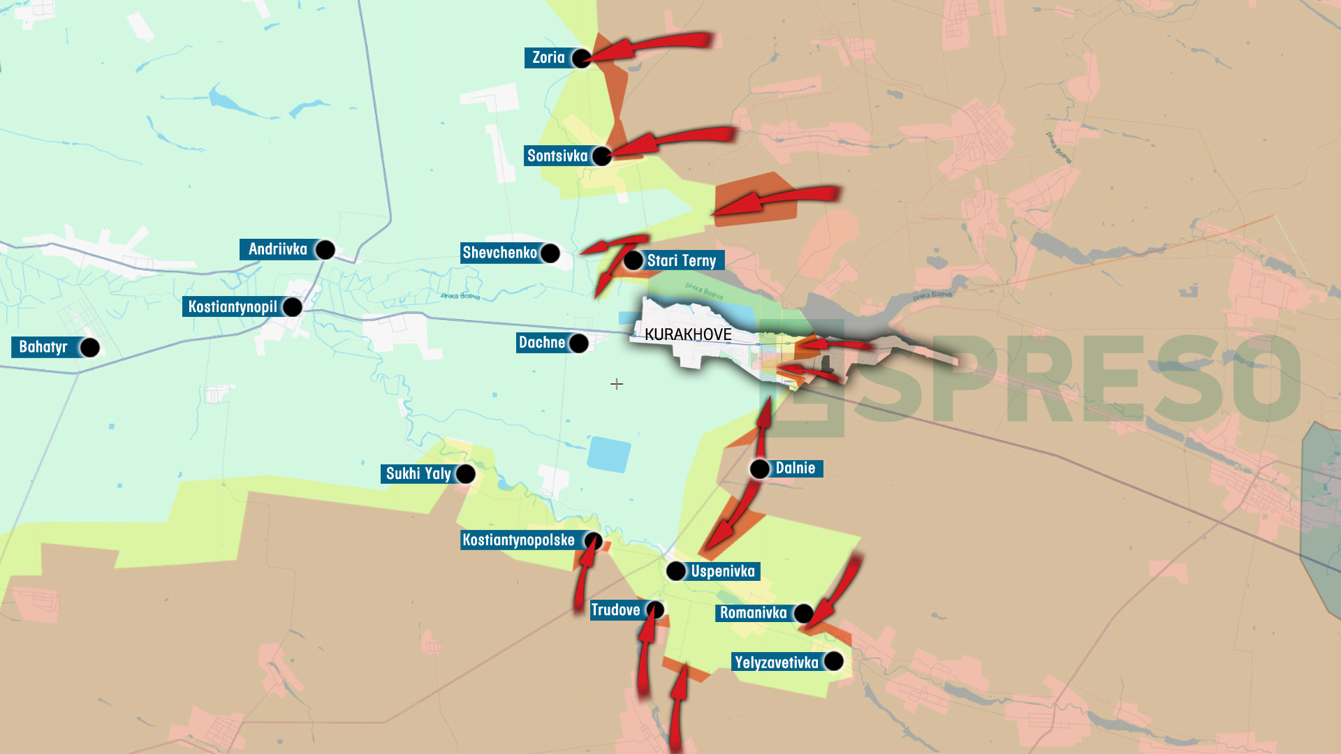 Kurakhove is priority for Russia to launch offensive on Pokrovsk