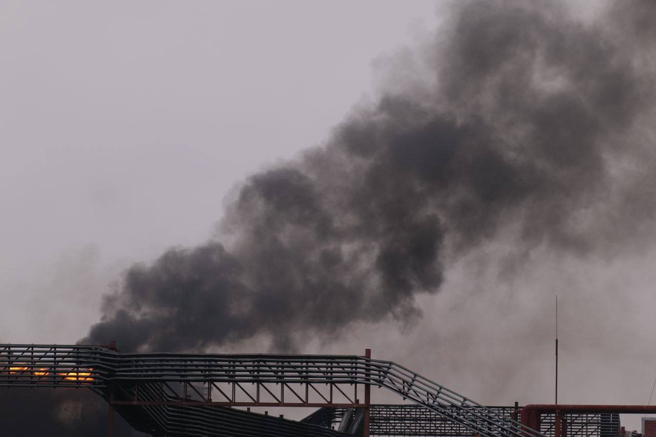 In Russia's Engels, oil depot burns for four days after drone strike