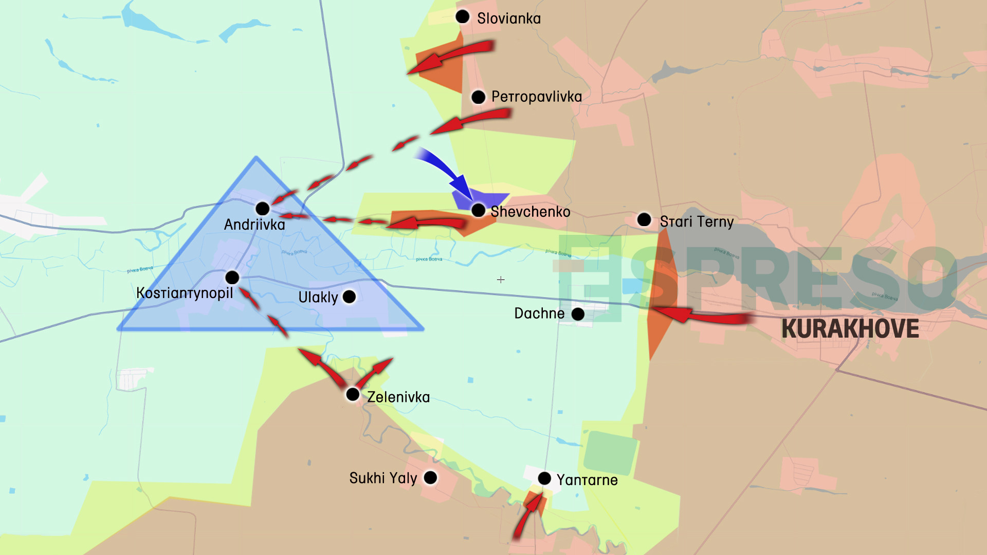 Ukraine reports escalation in Kurakhove sector as Russian troops advance