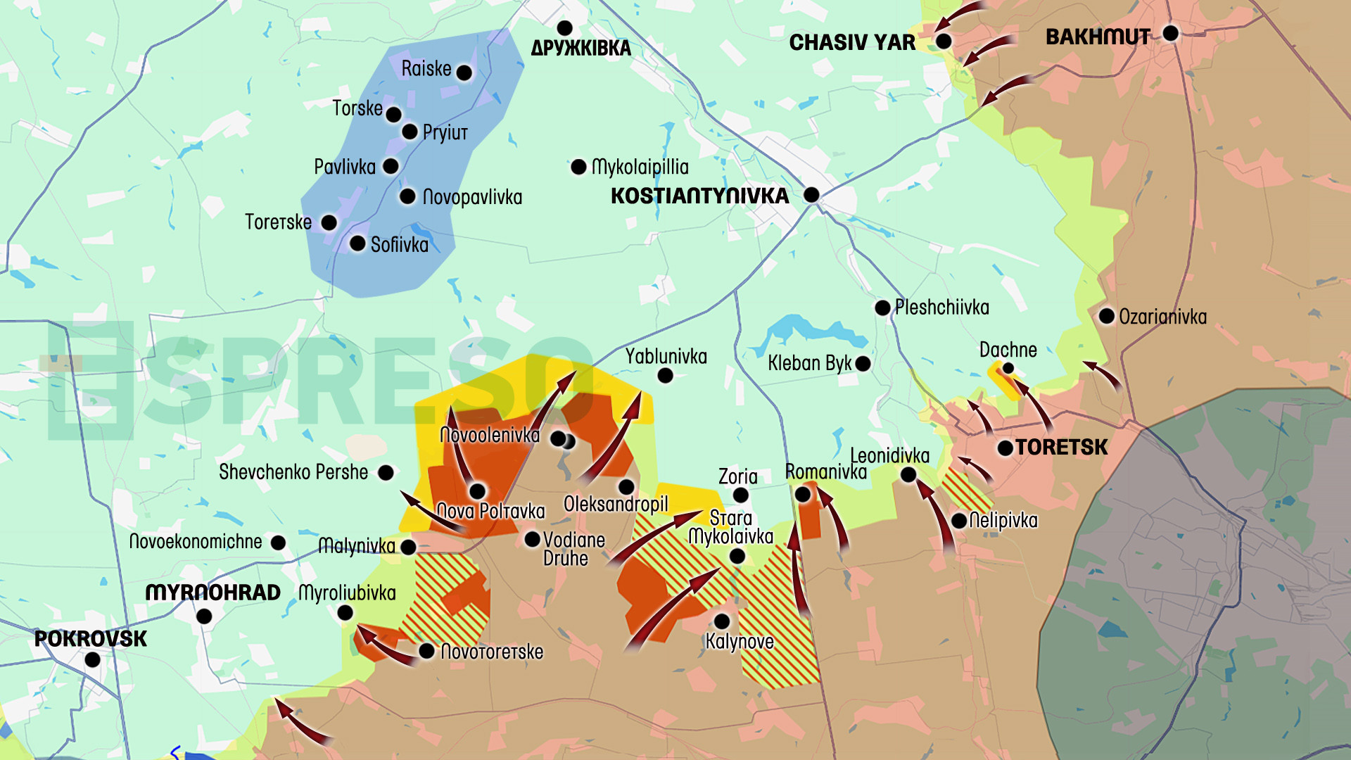 Toretsk ruins become battleground in Ukraine's prolonged war