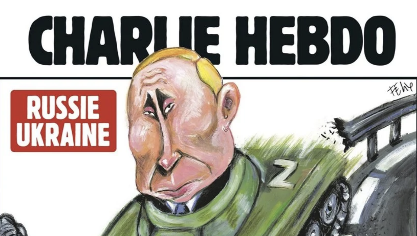 Charlie Hebdo sues over fake covers mocking Ukraine