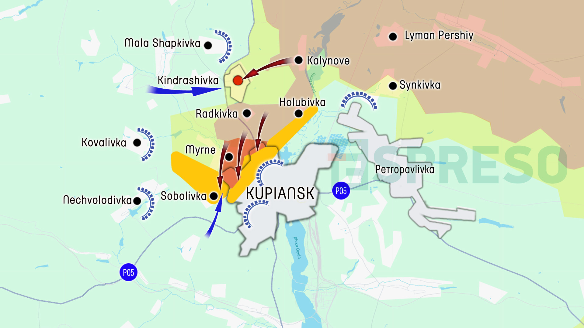 Kupiansk on brink: civilians trapped under relentless Russian strikes