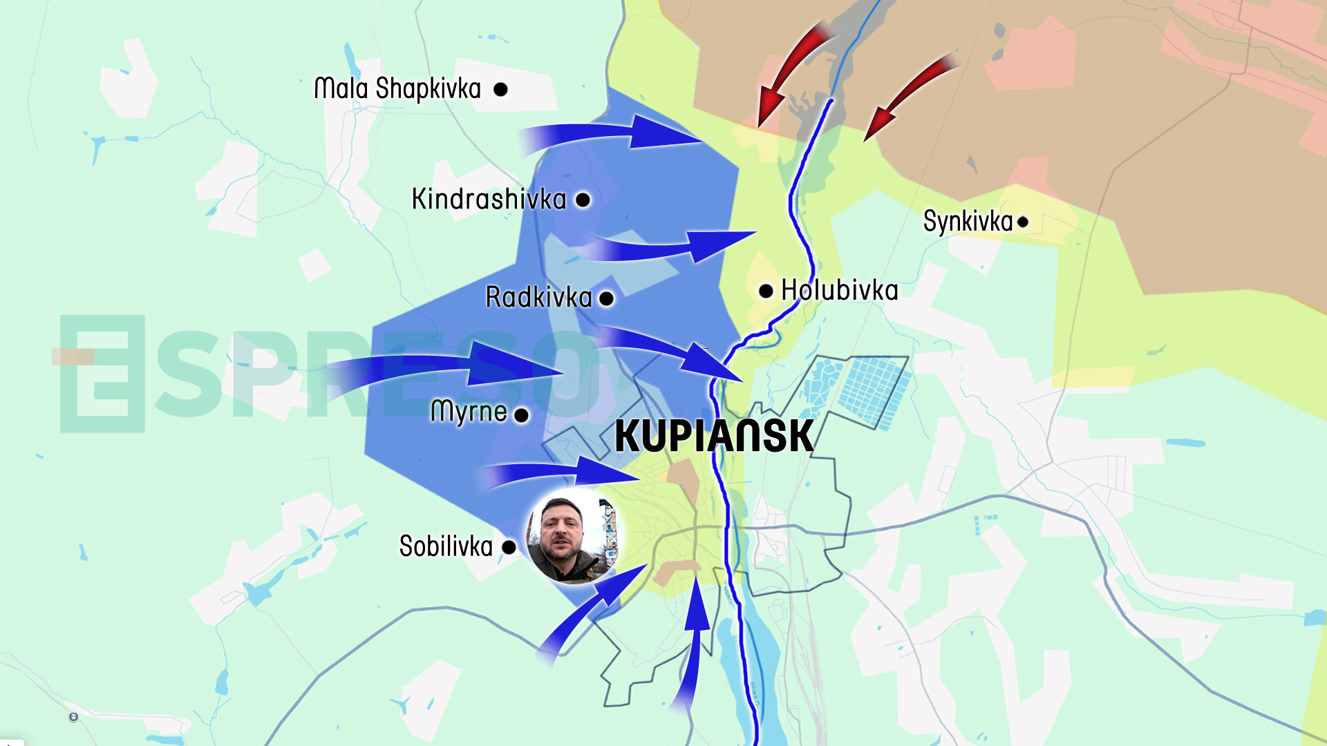 War live map in Ukraine for 13 December front map Russia - Ukraine war