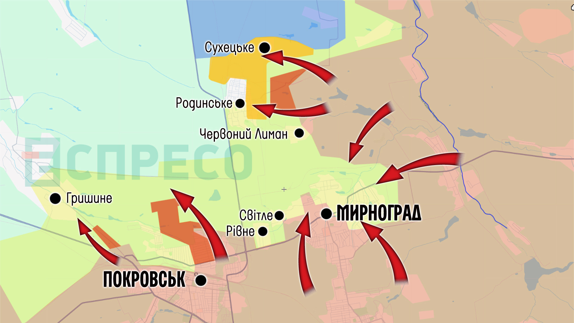 War live map in Ukraine for 26 January front map Russia - Ukraine war